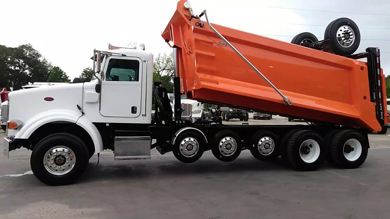 Super Dump / Super 18 Dump Truck for Sale - 2007 Peterbilt 365